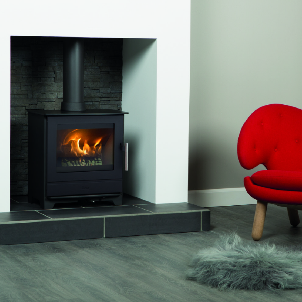 Poêle à bois HETA Inspire 4,9kW - HOMZA